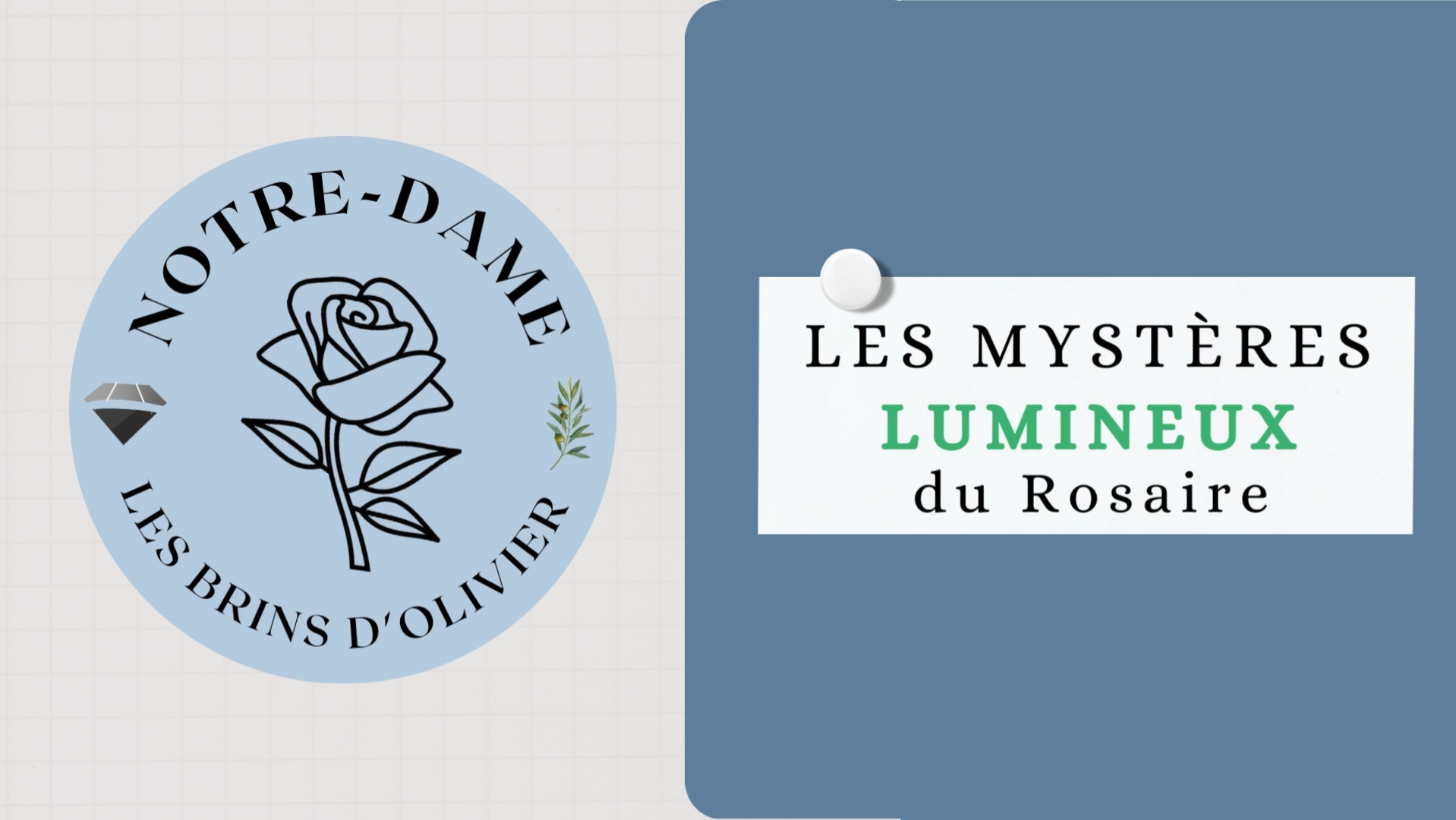 Notre-Dame : les mystères lumineux du Rosaire