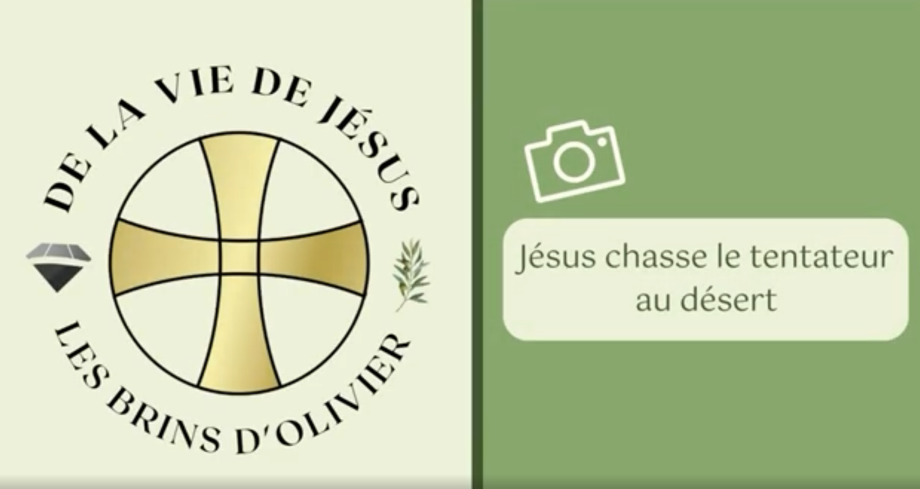 Jésus chasse le tentateur au désert - Apprenez-nous à prier