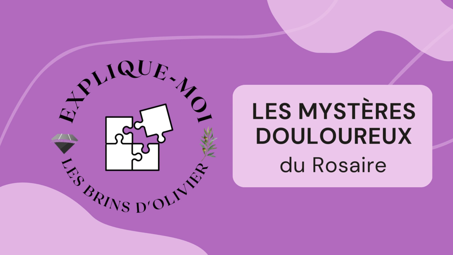 Mystères douloureux du Rosaire - Apprenez-nous à prier