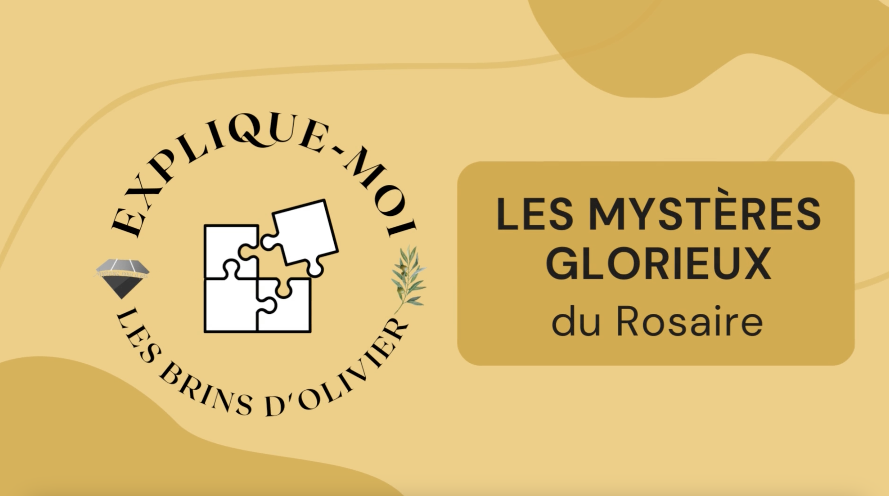 Les mystères glorieux du Rosaire - Apprenez-nous à prier