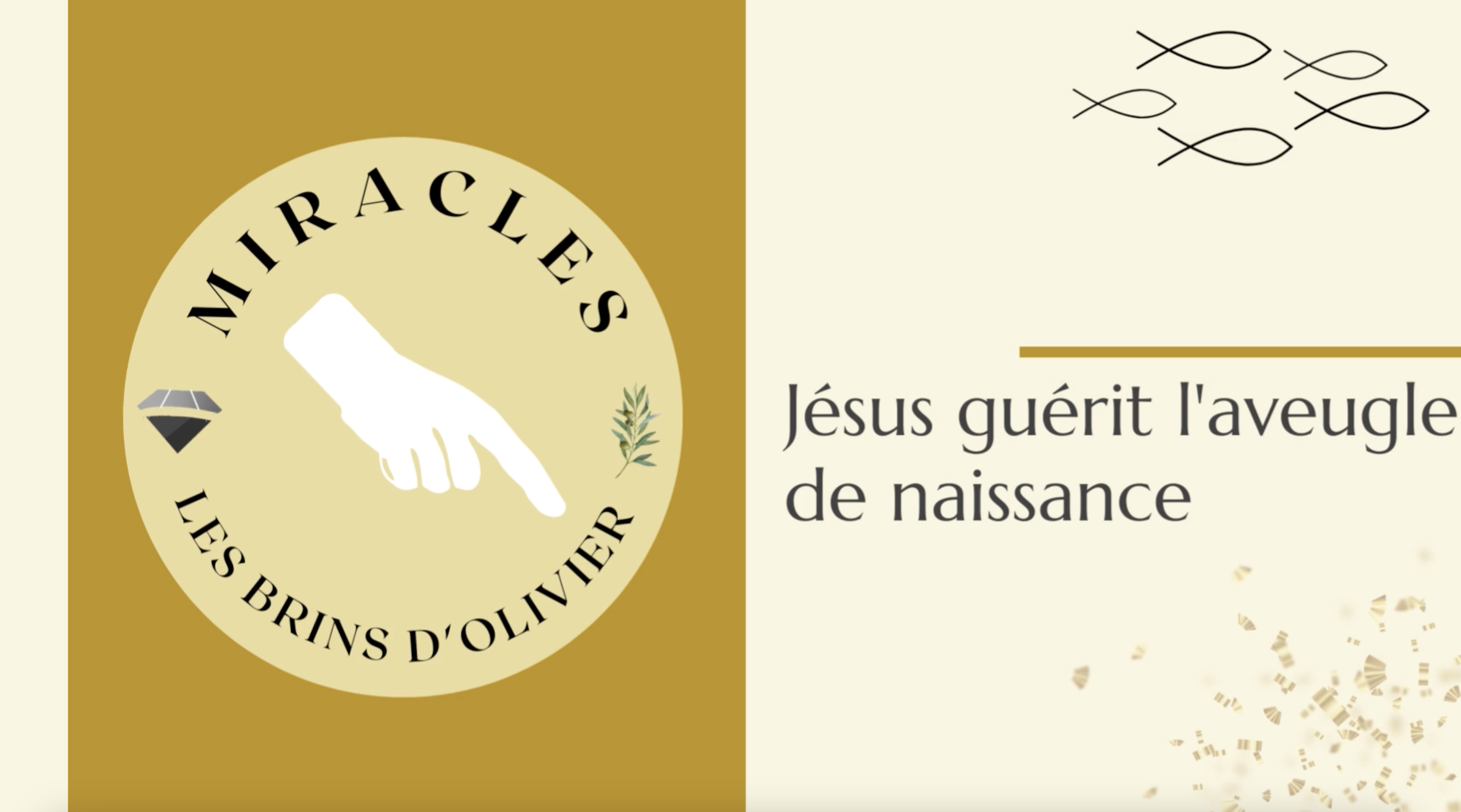 Jésus guérit l'aveugle de naissance - Apprenez-nous à prier